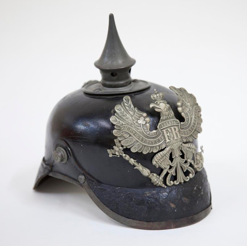 German Uhlan cavalry helmet - Te Whare Taonga o Waikato Museum & Gallery