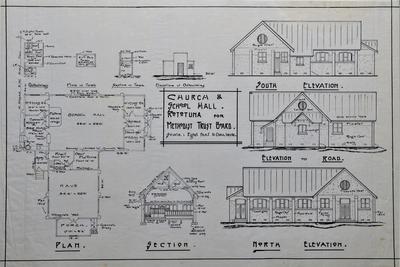 Architectural plans - Church and School Hall Plans for Methodist Trust ...