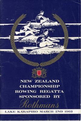 Programme – 'New Zealand Championship Rowing Regatta' - Waikato Museum