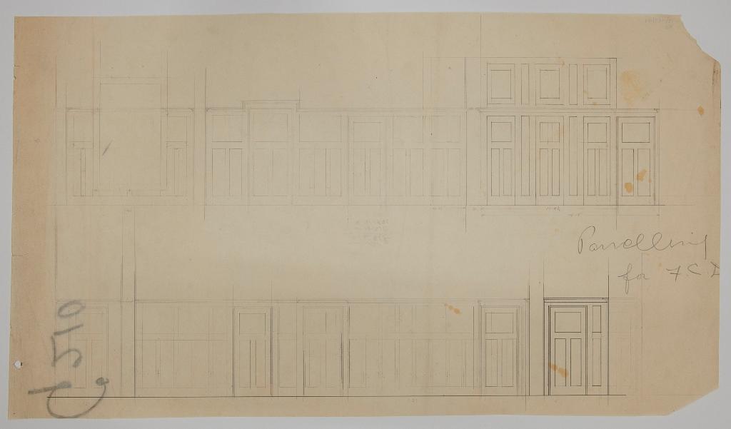 Architectural plans – Panelling Details - Waikato Museum