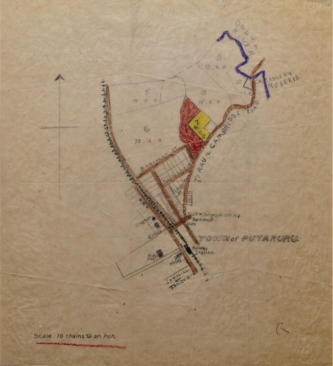 Architectural plans – Locality Plans, Putaruru Township - Waikato Museum