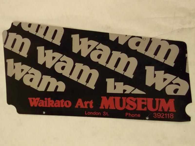 Sign - Waikato Art Museum - Te Whare Taonga o Waikato Museum & Gallery