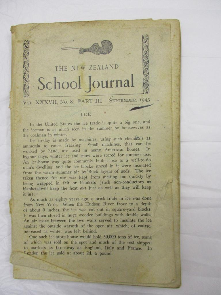 School Journal - NZ Vol XXXVII No 8 Part III - Waikato Museum