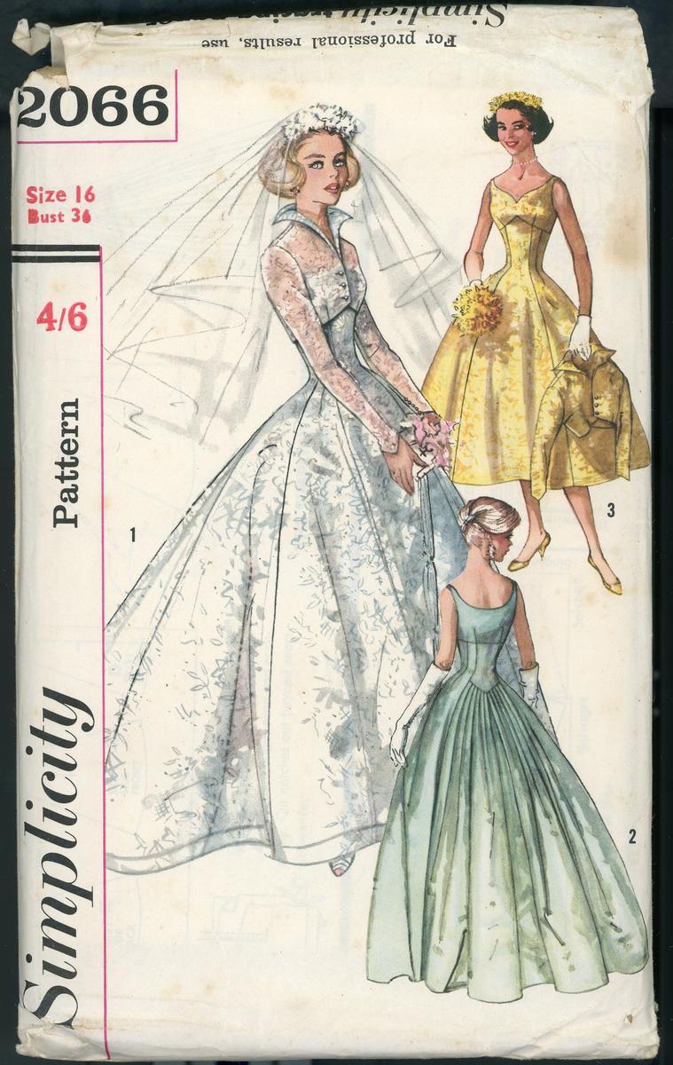 Dress making pattern – wedding, bridesmaid and evening dress - Waikato ...